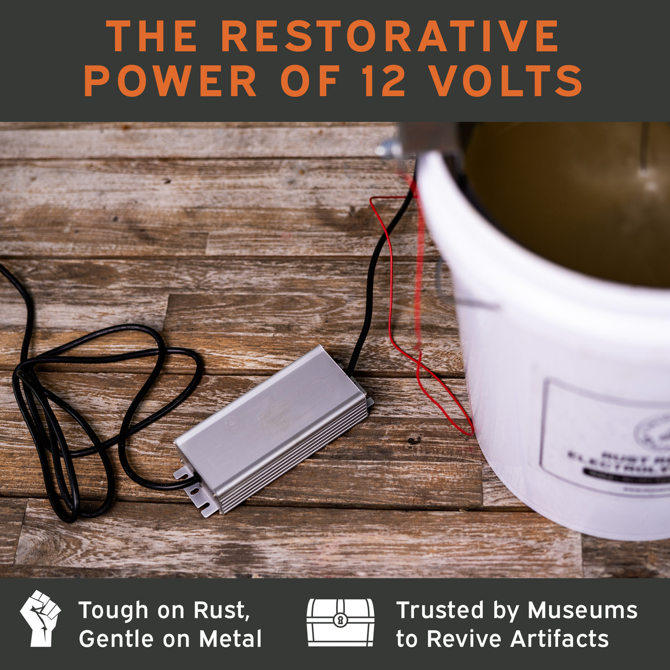 Rust Removal Electrolysis Power Supply Only – Hickory Summit